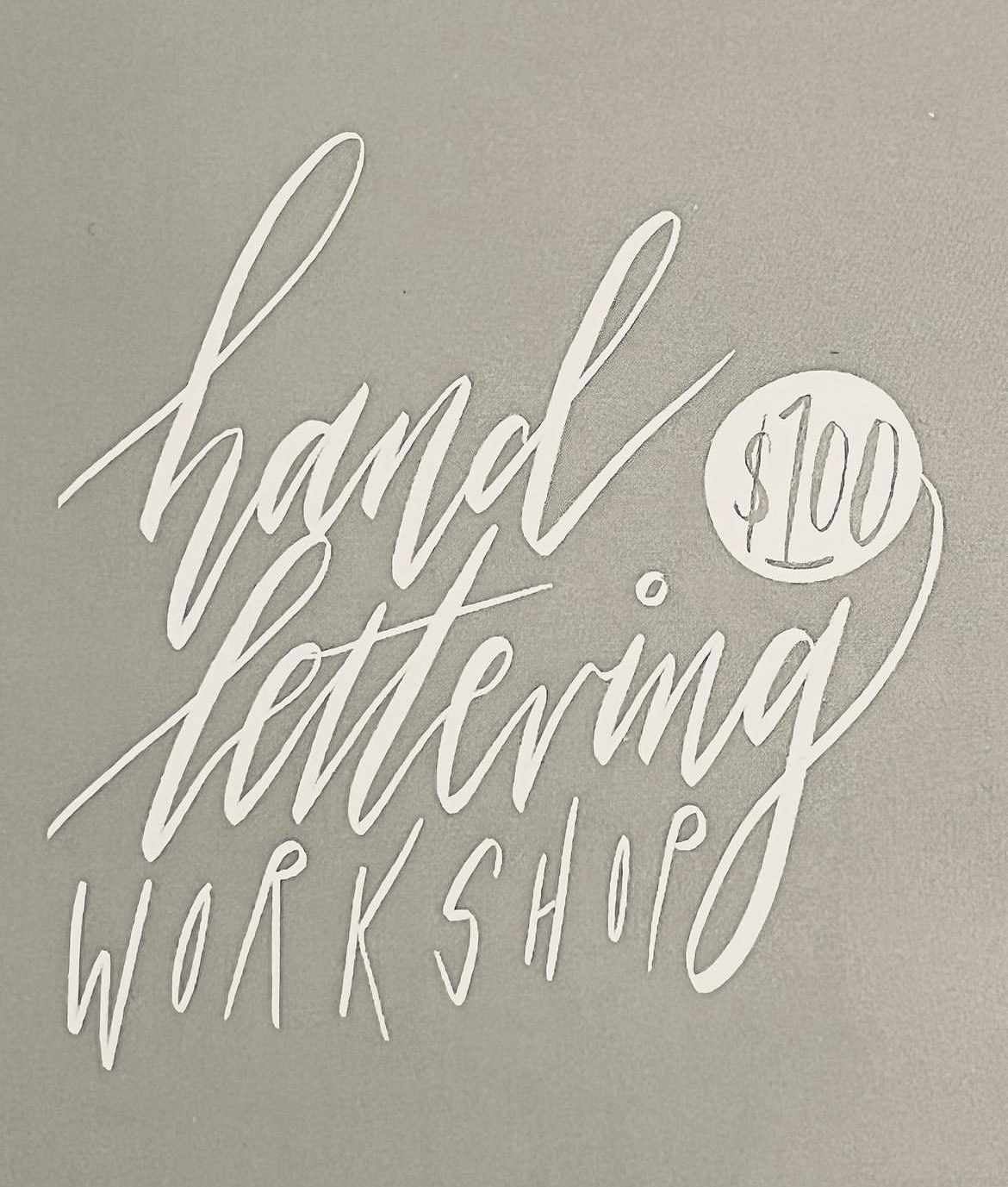 The Art of Hand Lettering Workshop- June 13th | FOUND